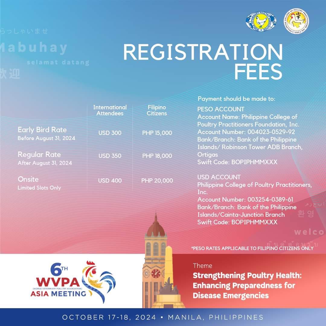 Event Registration | 6th WVPA Asia Meeting